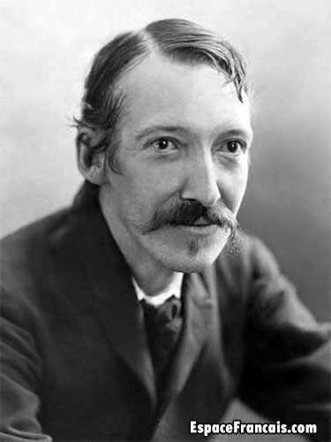 Robert Louis Stevenson en 1893. Photo prise par Henry Walter Barnett ...