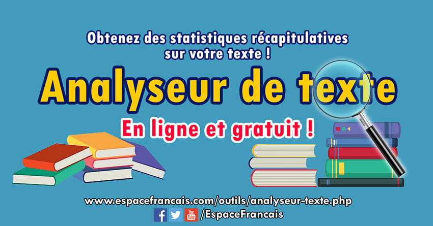 Analyseur de texte - EspaceFrancais.com