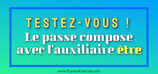 Le passé composé avec l’auxiliaire avoir – EspaceFrancais.com