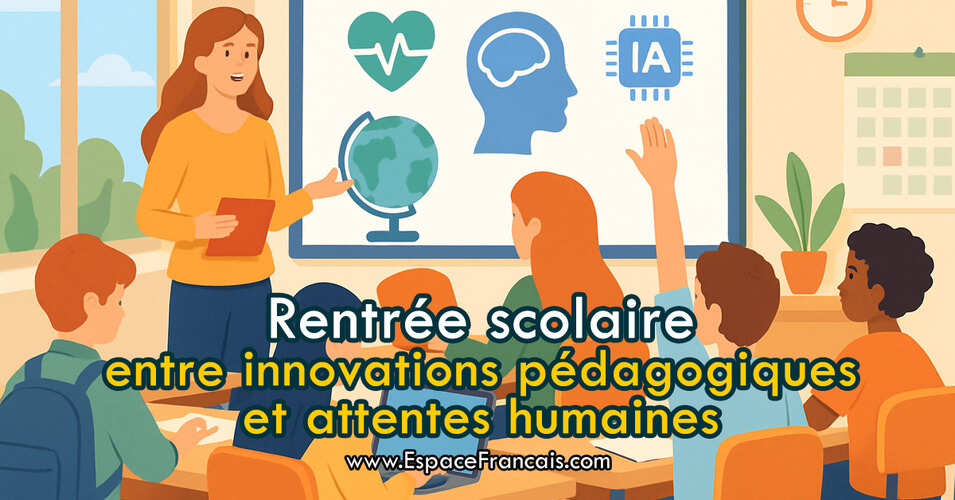 Rentrée scolaire : entre innovations pédagogiques et attentes humaines ...