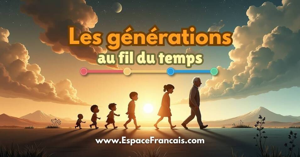 Les différentes générations – EspaceFrancais.com